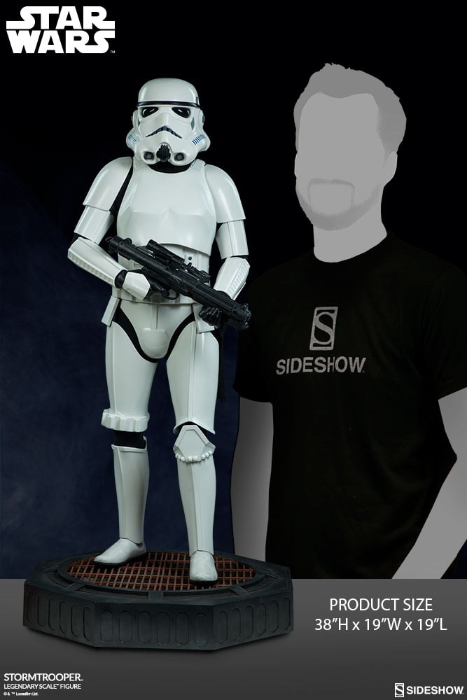 Star Wars Stormtrooper Legendary Scale(TM) Figure by Sidesho | Sideshow ...
