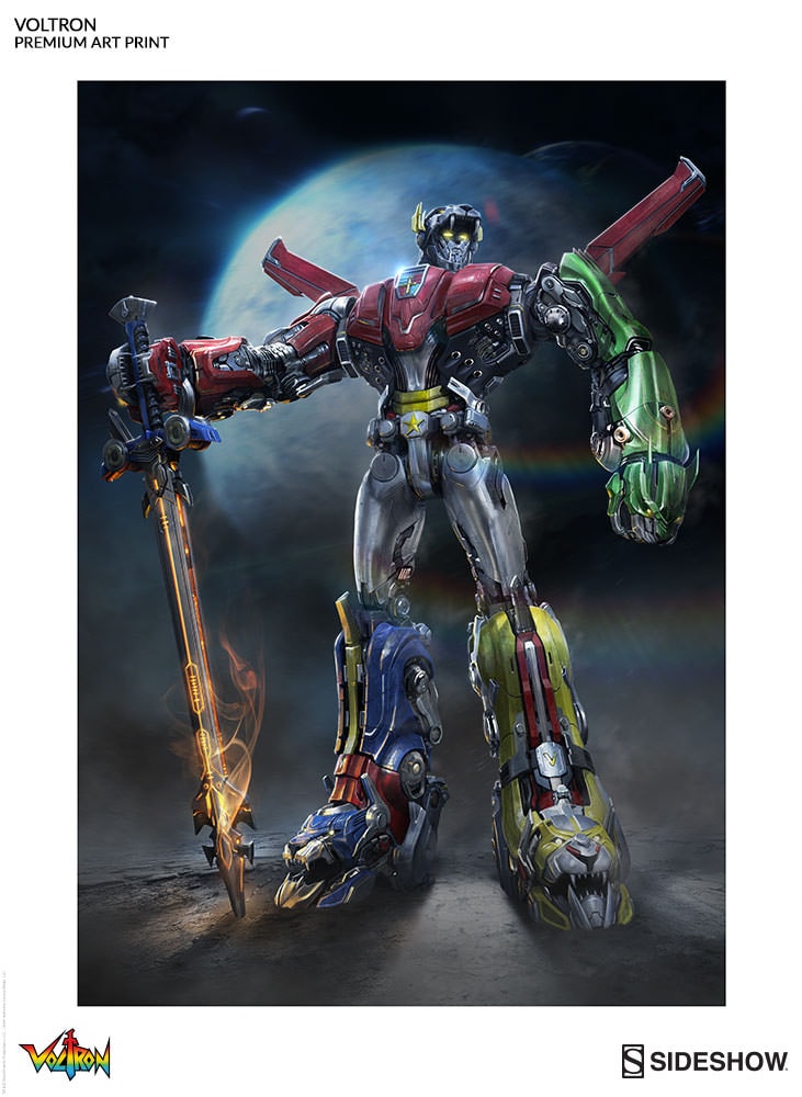 Voltron: Defender of the Universe Voltron Premium Art Print | Sideshow ...