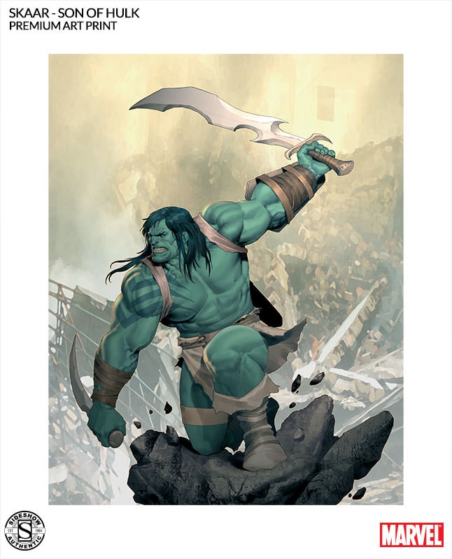 Marvel Skaar Son of Hulk Premium Art Print by Sideshow Colle | Sideshow ...