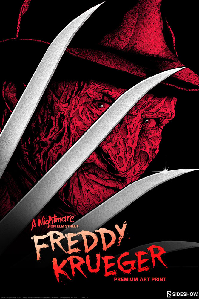 A Nightmare on Elm Street Freddy Krueger Premium Art Print b | Sideshow ...