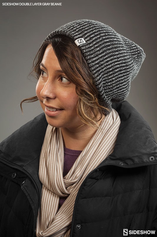 Sideshow Collectibles Sideshow Double Layer Knit Gray Beanie | Sideshow ...