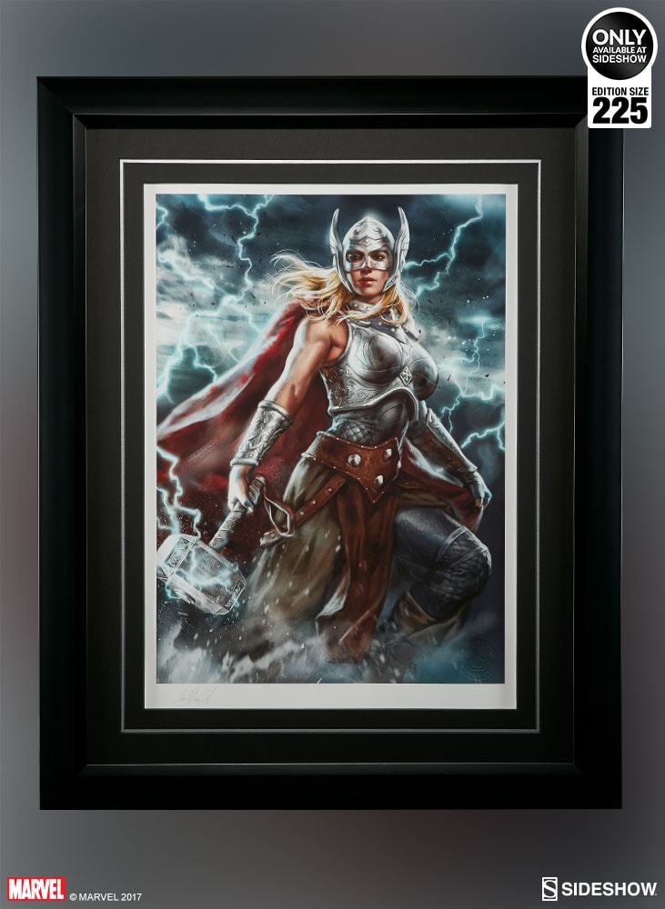 Marvel Thor Jane Foster Premium Art Print by Sideshow Collec | Sideshow ...