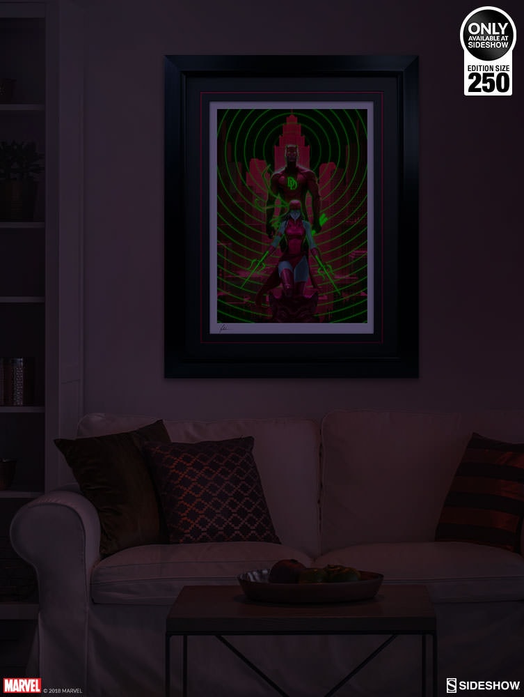 Marvel Daredevil & Elektra Art Print by Sideshow Collectibles ...