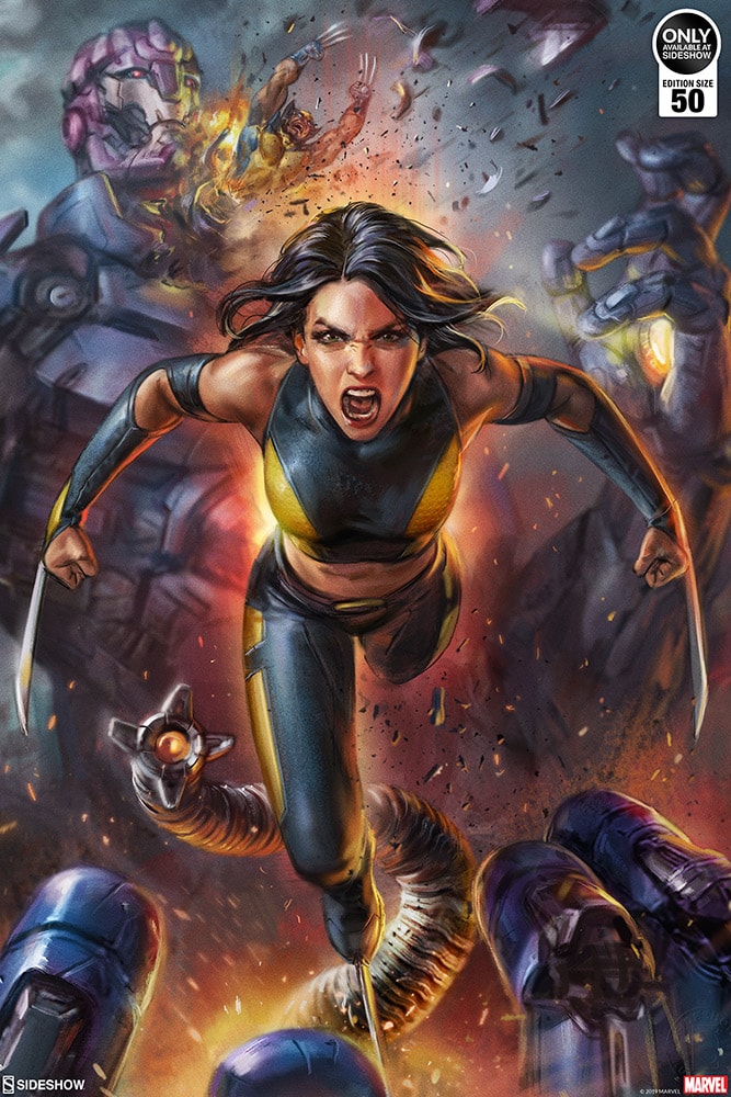 Marvel X-23 Fine Art Print by Ian MacDonald | Sideshow Collectibles