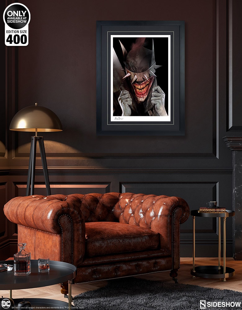 The Batman Who Laughs Print by Ben Oliver | Sideshow Collectibles