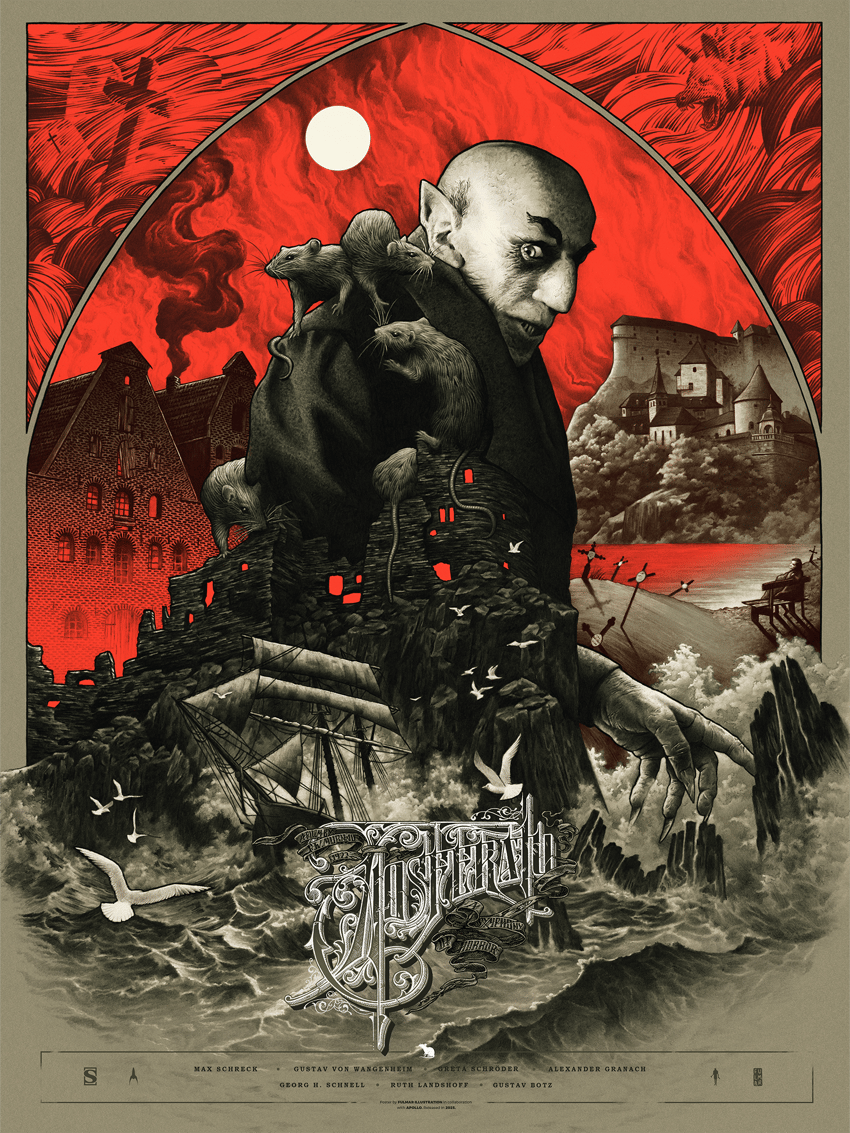 Nosferatu Mini Print Set of 2 by Apollo Gallery | Sideshow Collectibles