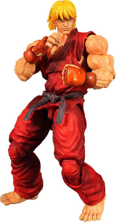 Street Fighter Ken Masters Collectible Figure by Square Enix | Sideshow ...