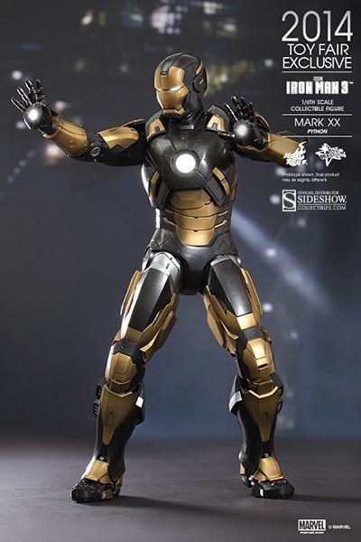 Marvel Iron Man Mark XX - Python Sixth Scale Figure by Hot T | Sideshow ...