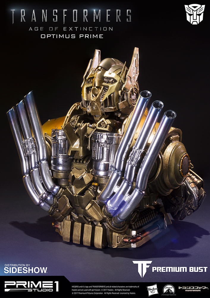 Transformers Optimus Prime Gold Version Bust by Prime 1 Stud | Sideshow ...