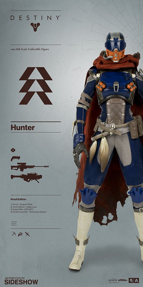 Destiny Hunter Sixth Scale Figure by ThreeA Toys | Sideshow Collectibles