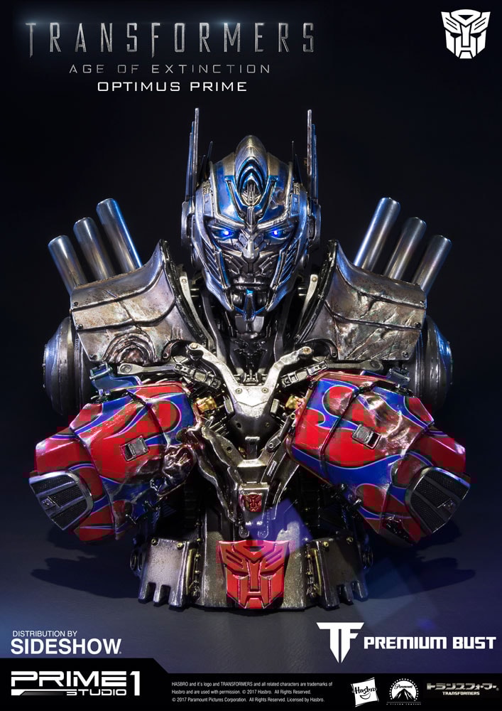 Transformers Optimus Prime Damaged Version Bust by Prime 1 S | Sideshow ...
