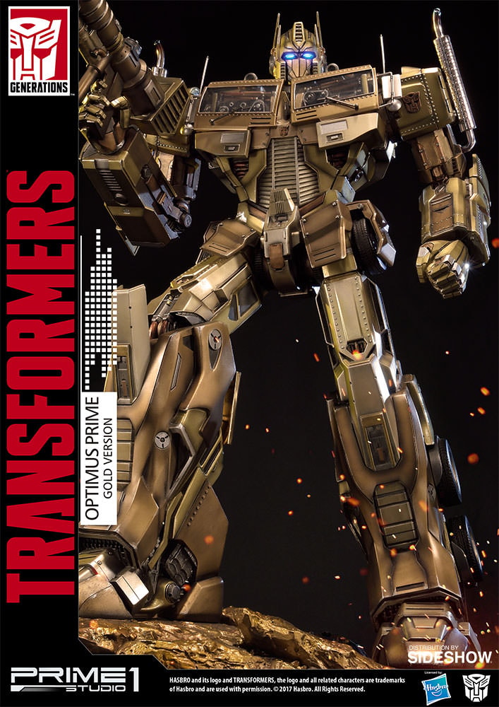 Transformers Optimus Prime Gold Version - Transformers Gener | Sideshow ...