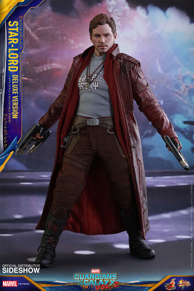 Marvel Star-Lord Deluxe Version Sixth Scale Figure by Hot To | Sideshow ...