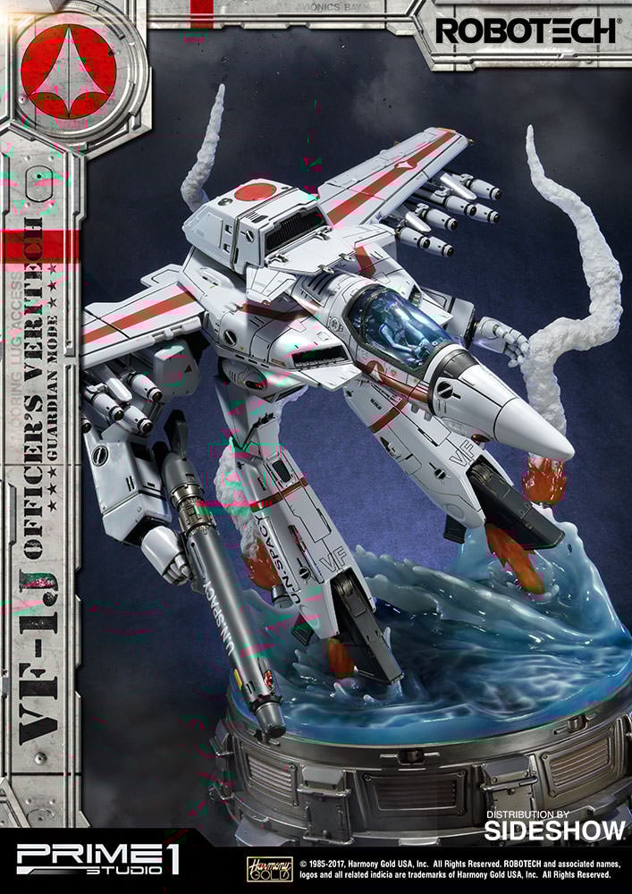 Robotech Saga VF-1J Officers Veritech Guardian Mode Statue b | Sideshow ...