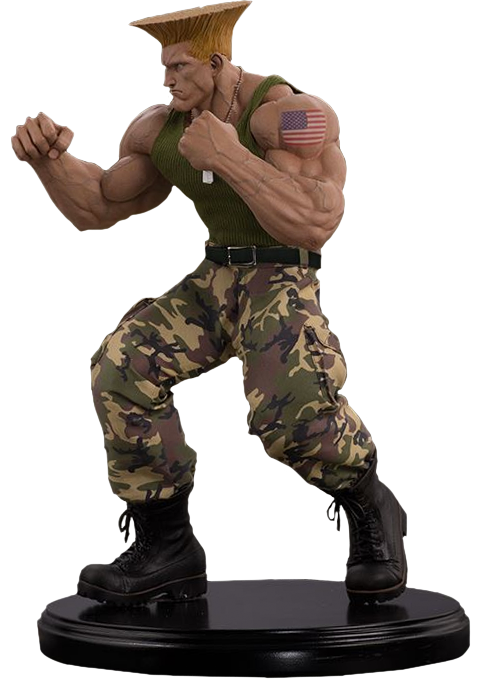Street Fighter Guile Statue by Pop Culture Shock | Sideshow Collectibles