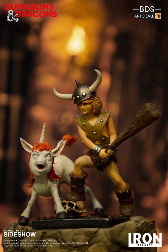 D&D Bobby the Barbarian & Uni Statue by Iron Studios | Sideshow ...