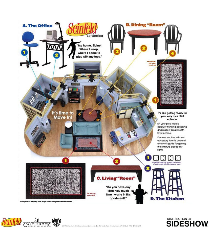 seinfeld flat layout