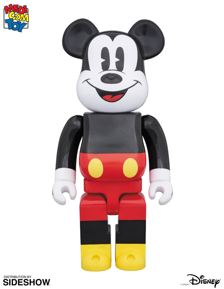 Disney Bearbrick Mickey Mouse 400 Figure by Medicom Toy | Sideshow ...