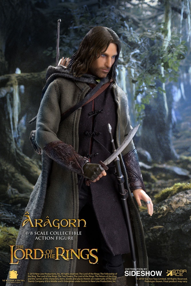 The Lord of the Rings Aragorn Deluxe Collectible Figure | Sideshow ...