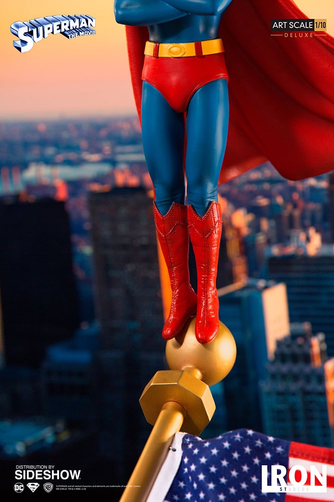 DC Comics Superman 1978 Deluxe Statue by Iron Studios | Sideshow ...