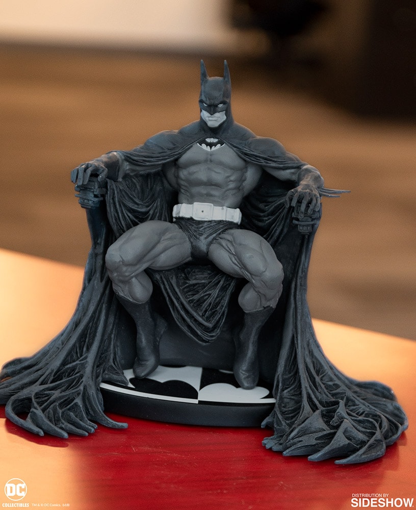 Batman Black & White Statue by DC Collectibles | Sideshow Collectibles