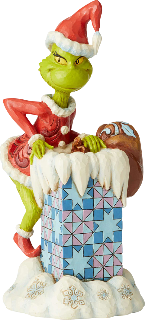 Grinch Climbing in the Chimney | Sideshow Collectibles