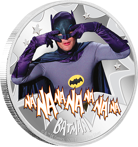 Batman Silver Coin 1oz Silver Coin by New Zealand Mint | Sideshow ...