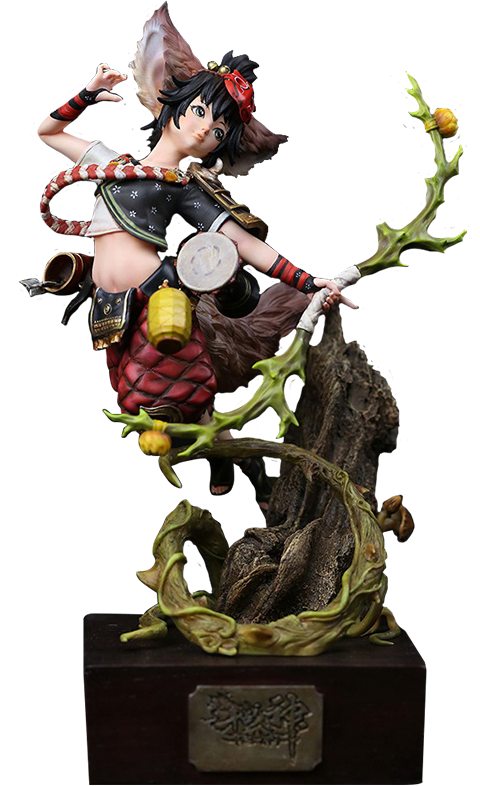 Asura Online Jade Fox Statue by Manas SUM | Sideshow Collectibles