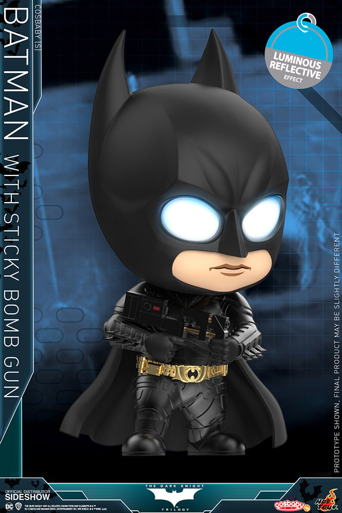 Batman with Sticky Bomb Gun Cosbaby by Hot Toys | Sideshow Collectibles