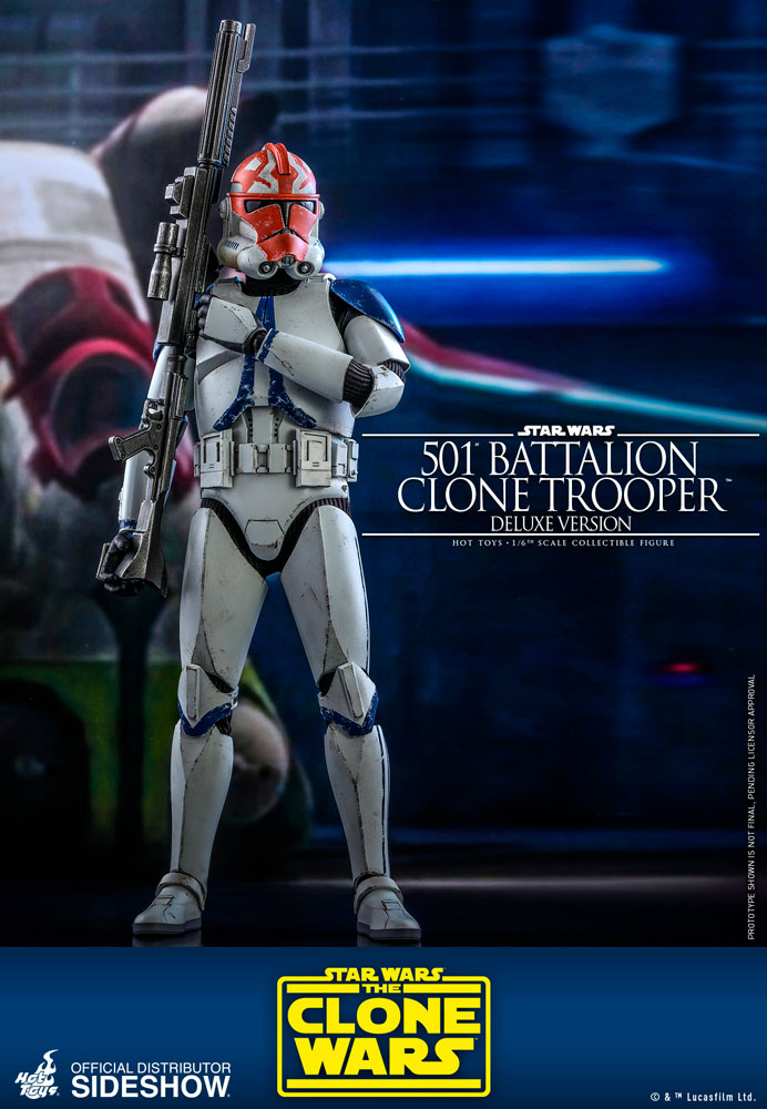 501st Battalion Clone Trooper Sixth Scale Figure by Hot Toys | Sideshow ...