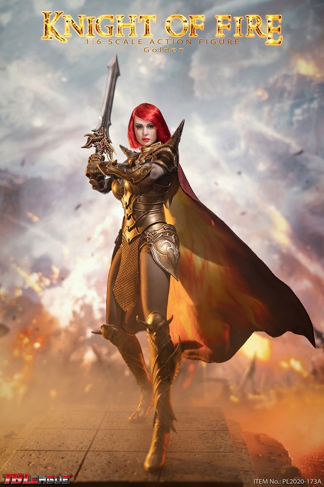Knight of Fire (Golden) Sixth Scale Figure | Sideshow Collectibles