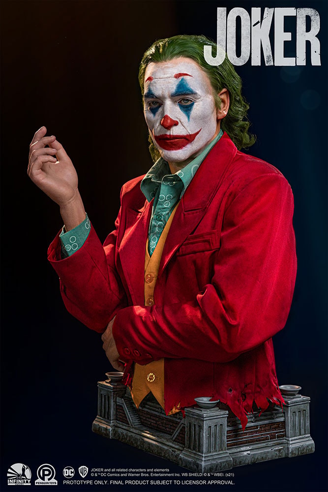 Joker Arthur Fleck Life-Size Bust by Infinity Studio | Sideshow ...