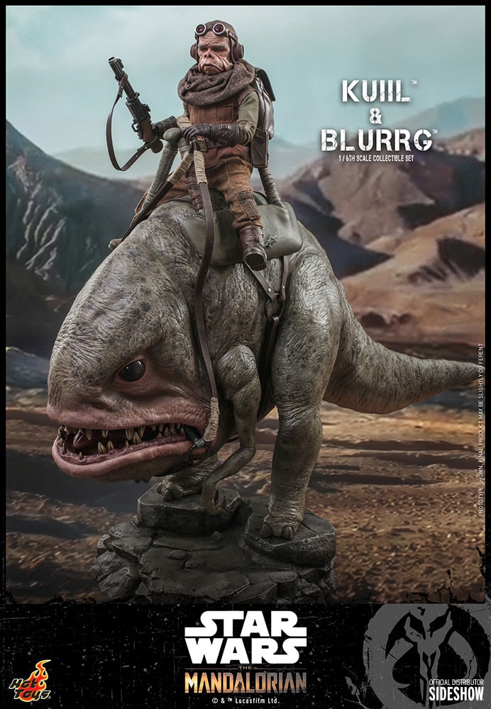 Kuiil™ & Blurrg™ Sixth Scale Collectible Figure Set by Hot Toys ...