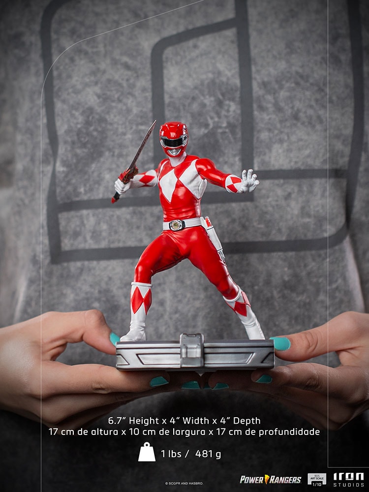 Red Ranger BDS Art Scale 1:10 Statue by Iron Studios | Sideshow ...