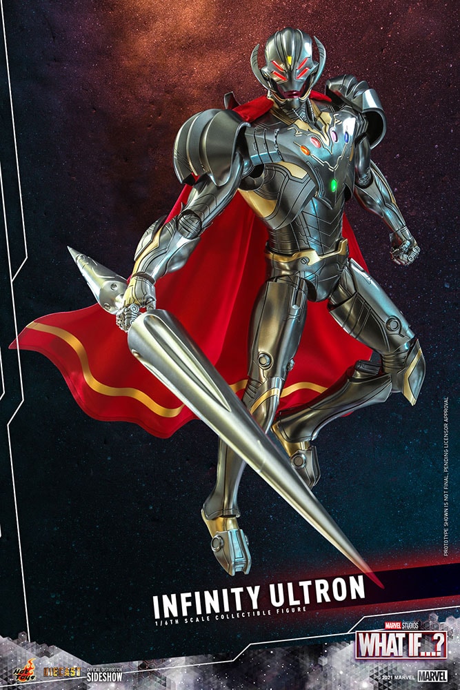 Infinity Ultron Diecast Sixth Scale Collectible Figure by Hot Toys ...
