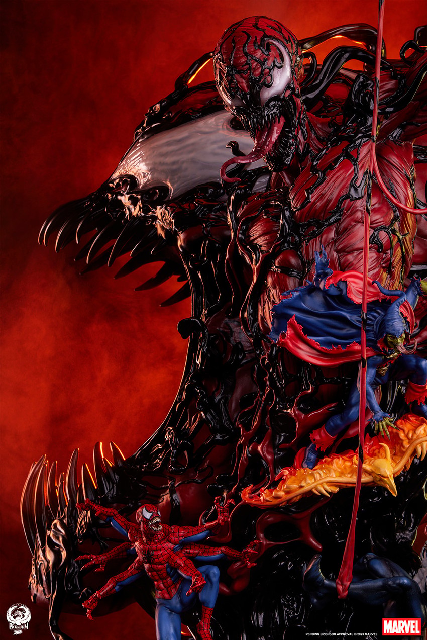 Maximum Carnage Fine Art Collectible Bust by PCS | Sideshow Collectibles