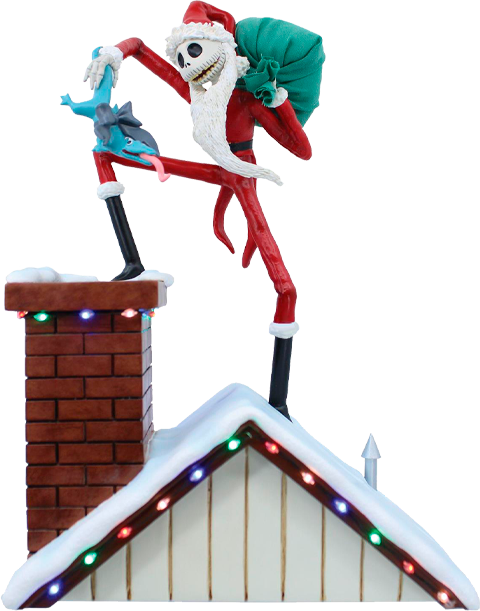 Santa Jack with Lights Figurine by Enesco | Sideshow Collectibles