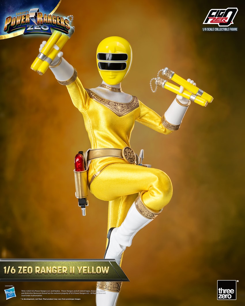 Zeo Ranger II Yellow Sixth Scale Figure by Threezero | Sideshow ...