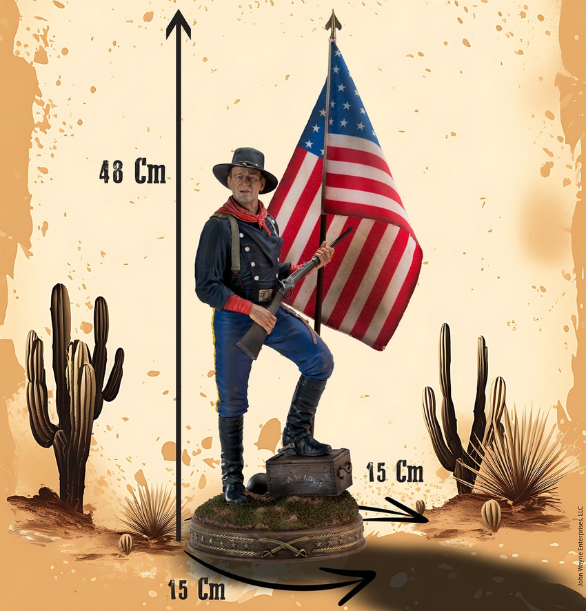 John Wayne (Civil War 1863) Statue | Sideshow Collectibles