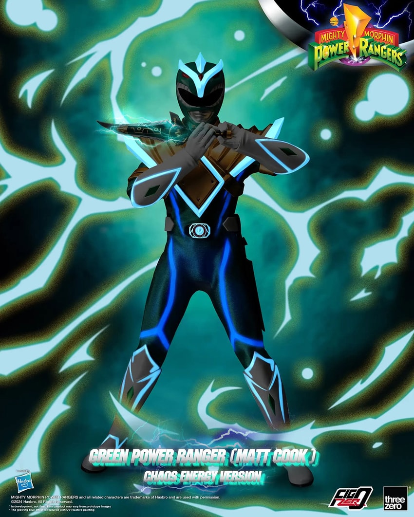 Green Power Ranger (Matt Cook) Chaos Energy Version Sixth Scale Figure ...