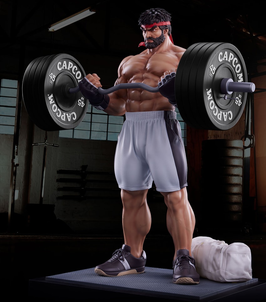 Ryu: Powerlifting (Battle Edition) Quarter Scale Statue by PCS ...