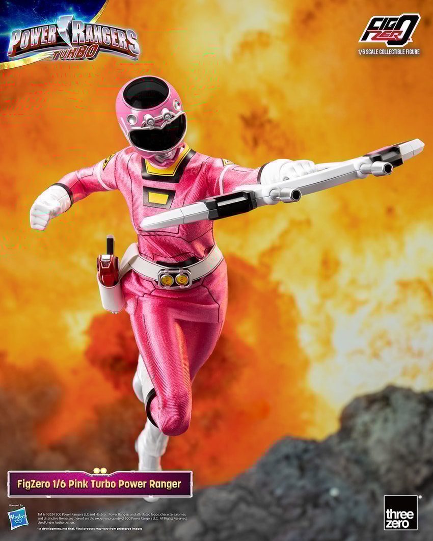 Pink Turbo Power Ranger Sixth Scale Figure by Threezero | Sideshow ...