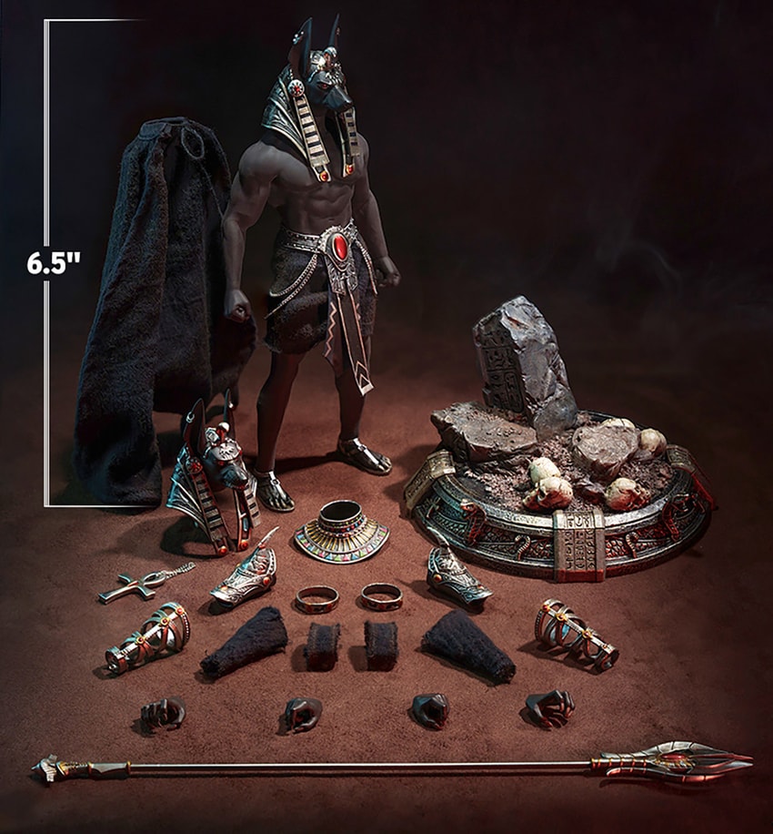 Anubis (Silver) Guardian of the Underworld Action Figure by TBLeague ...