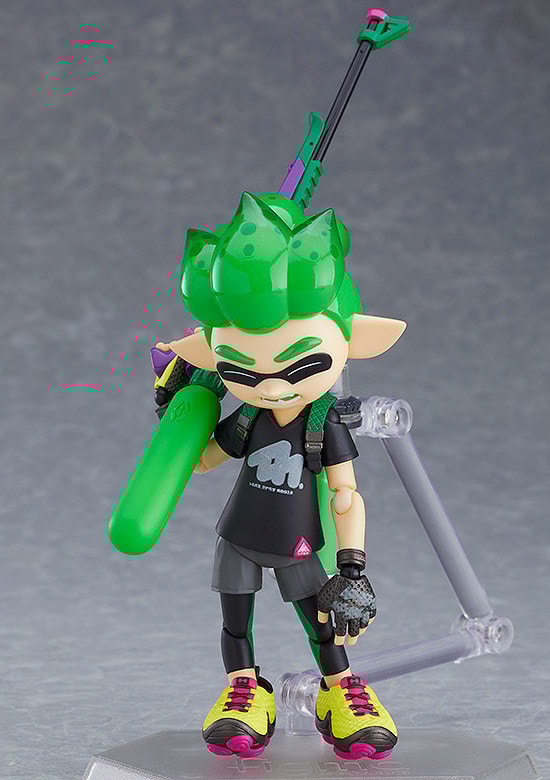 Splatoon Boy Figma (DX Edition) Collectible Set by Good Smile Company ...