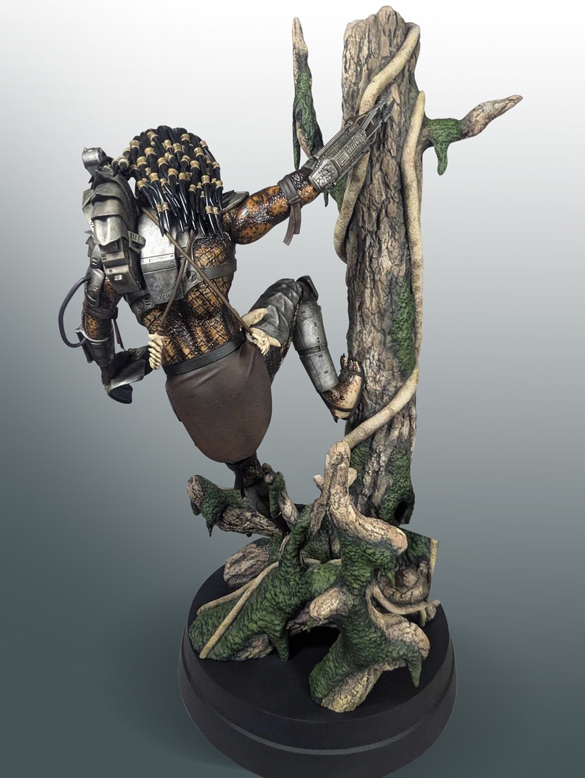 Predator Jungle Hunter Quarter Scale Statue by Hollywood Collectibles ...