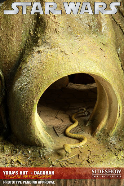 Star Wars Yoda's Hut - Dagobah Sixth Scale Figure Environmen | Sideshow ...