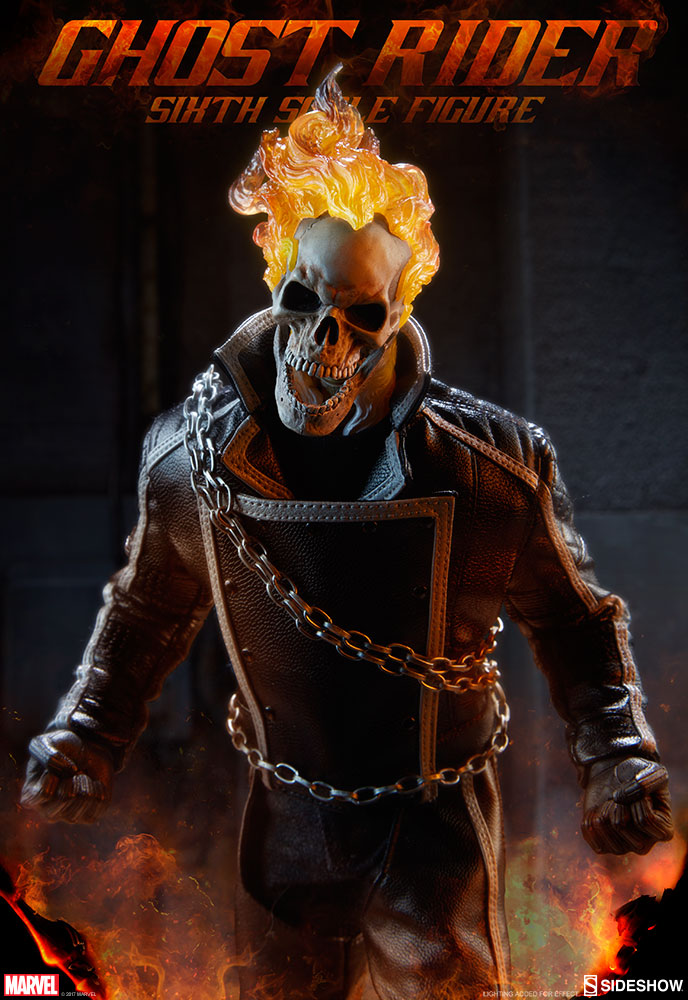 Marvel Ghost Rider Sixth Scale Figure by Sideshow Collectibl | Sideshow ...