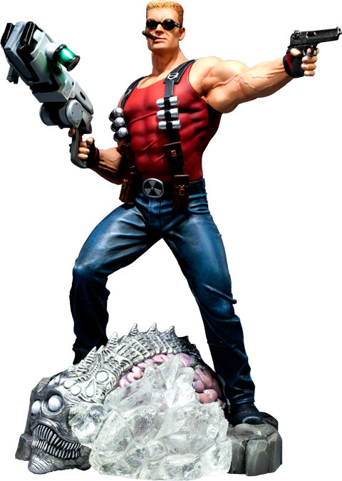 Duke Nukem Duke Nukem Polystone Statue by Sideshow Collectib | Sideshow ...