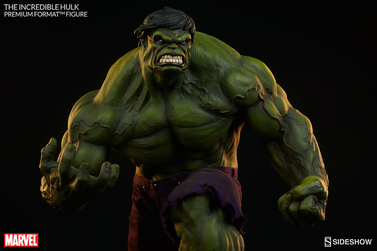 Marvel The Incredible Hulk Premium Format(TM) Figure by Side | Sideshow ...