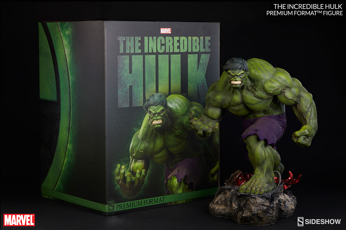 Marvel The Incredible Hulk Premium Format(TM) Figure by Side | Sideshow ...